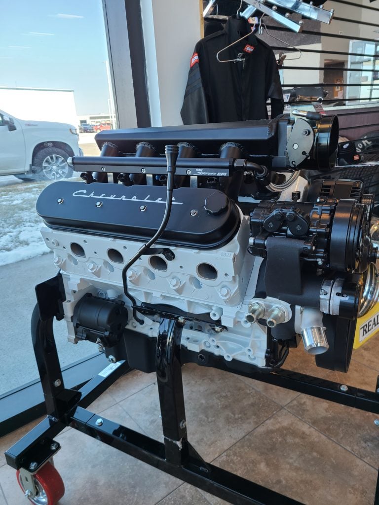 Custom LQ9 LS364/450 LS Engine with Intake,TB, Injectors, Front Drive ...