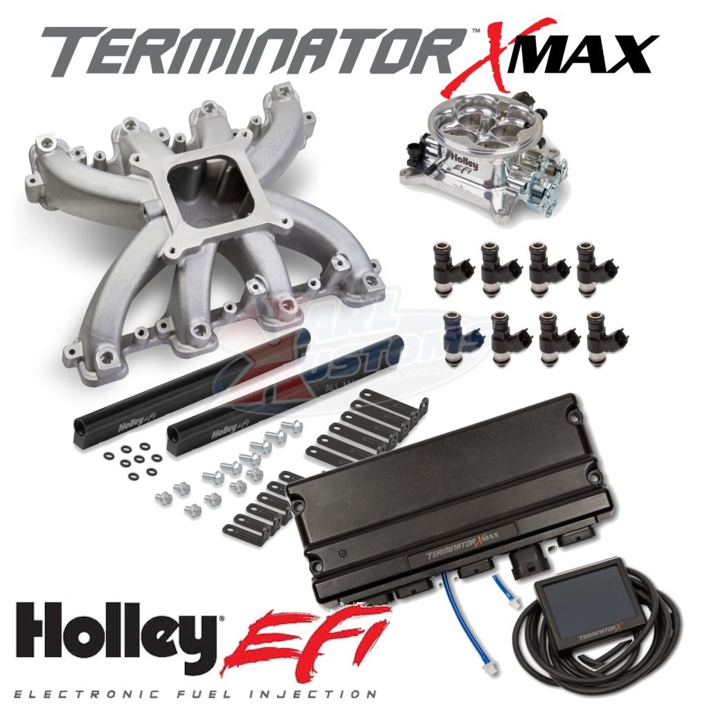 Holley 550-919 Terminator X-Max LS3 4150 EFI System - EV6 DBC w/ 4L60E ...